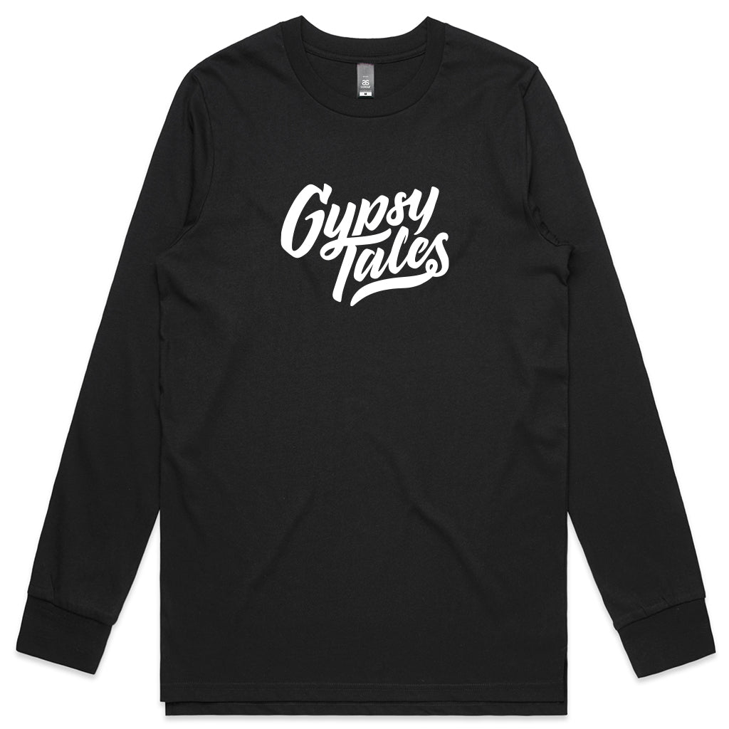 Gypsy Script LS Tee – Gypsy Tales Podcast
